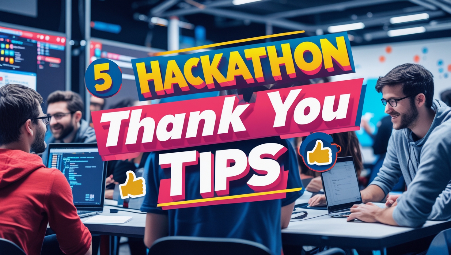 5 Hackathon Thank You Tips | How to Show Appreciation After a Hackathon